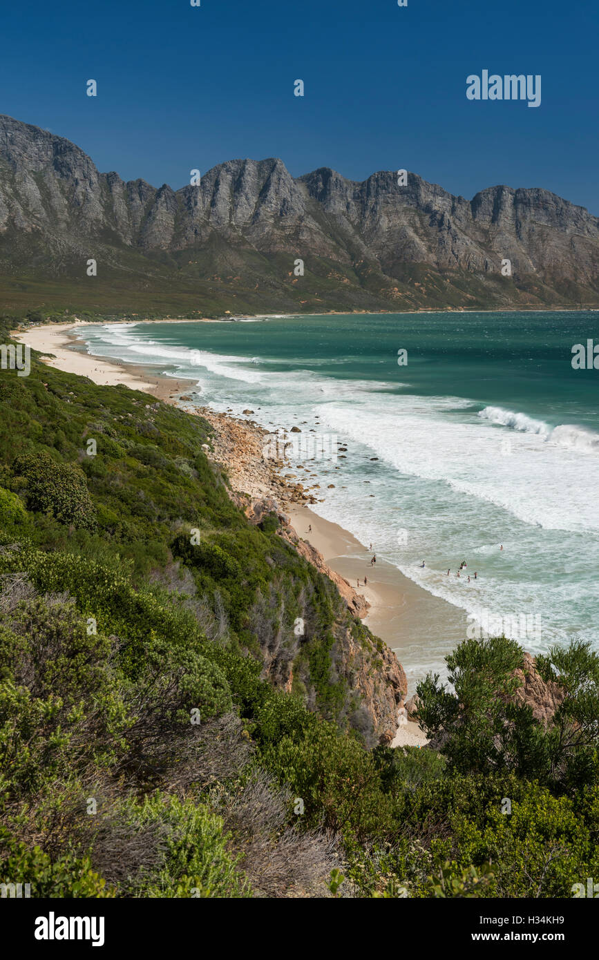 Spectacular view of Kogel Bay Beach from Dappat Se Gat along the Scenic ...