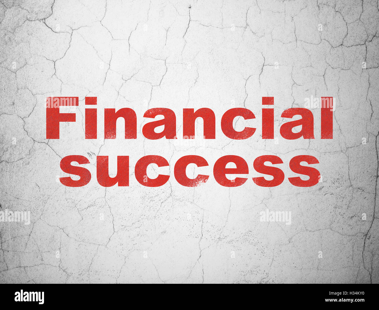 Money concept: Financial Success on wall background Stock Photo - Alamy