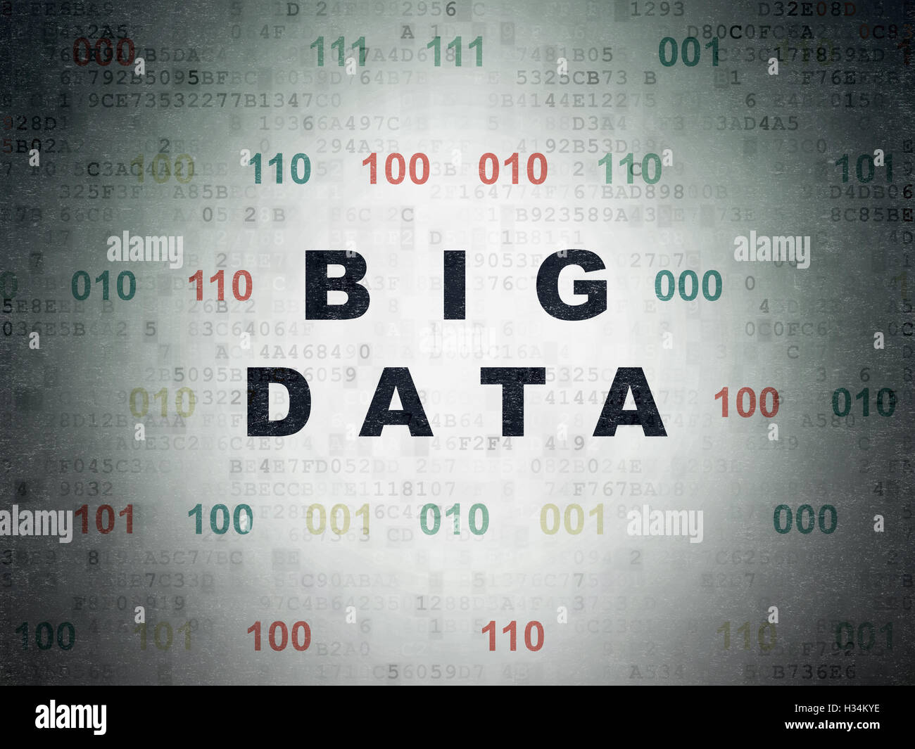 Data concept: Big Data on Digital Data Paper background Stock Photo - Alamy