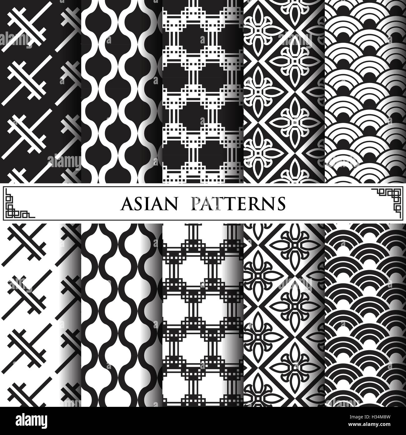 asian vector pattern,pattern fills, web page background,surface textures Stock Vector Image ...