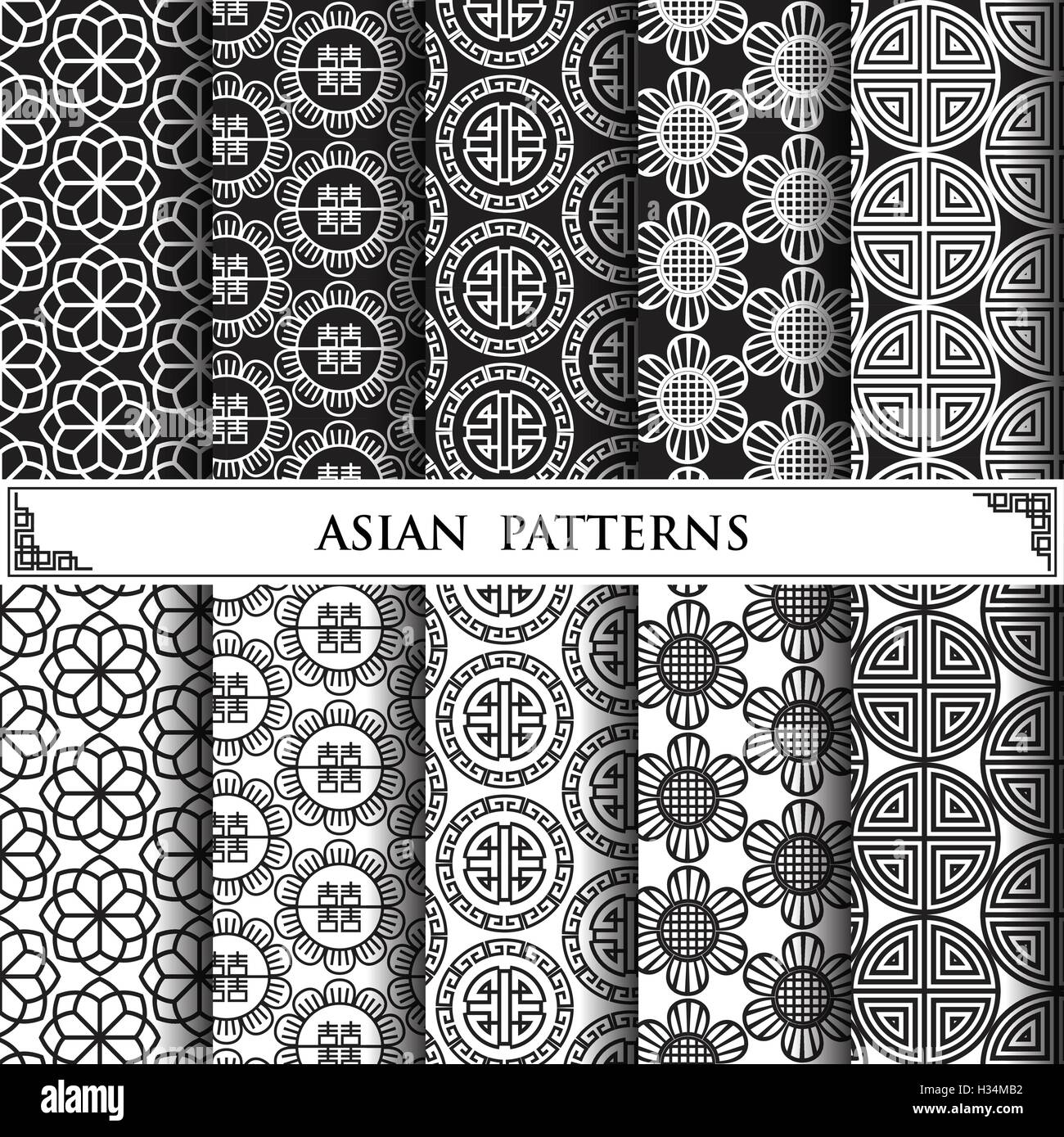 asian vector pattern,pattern fills, web page background,surface textures Stock Vector Image ...