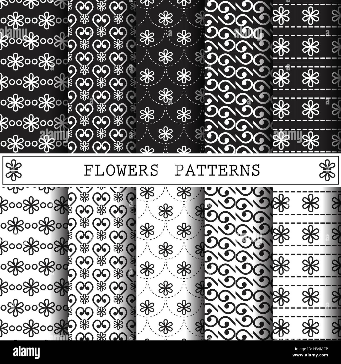 flower vector pattern,pattern fills, web page background,surface textures Stock Vector Image ...