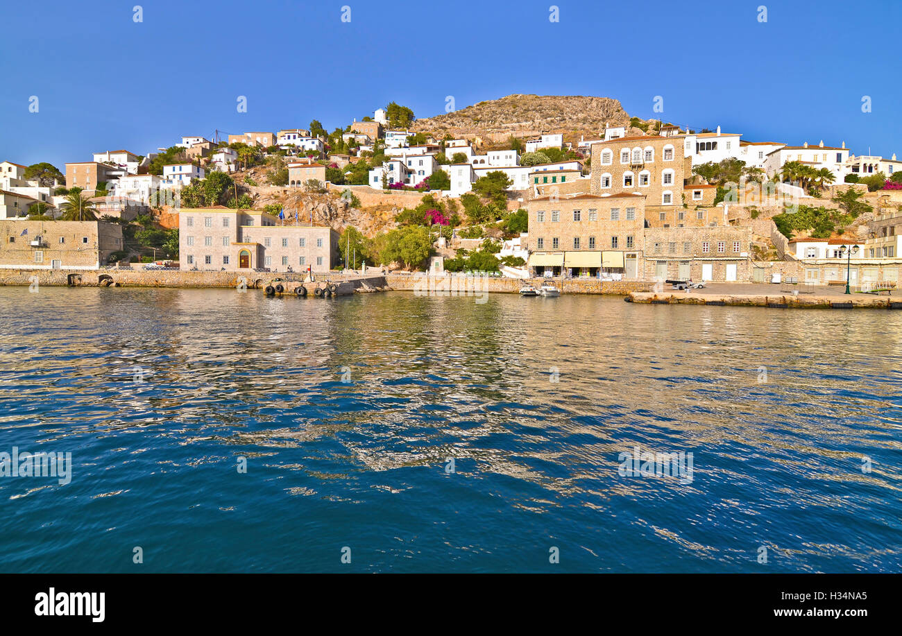 landscape of Hydra island Greece Stock Photo - Alamy