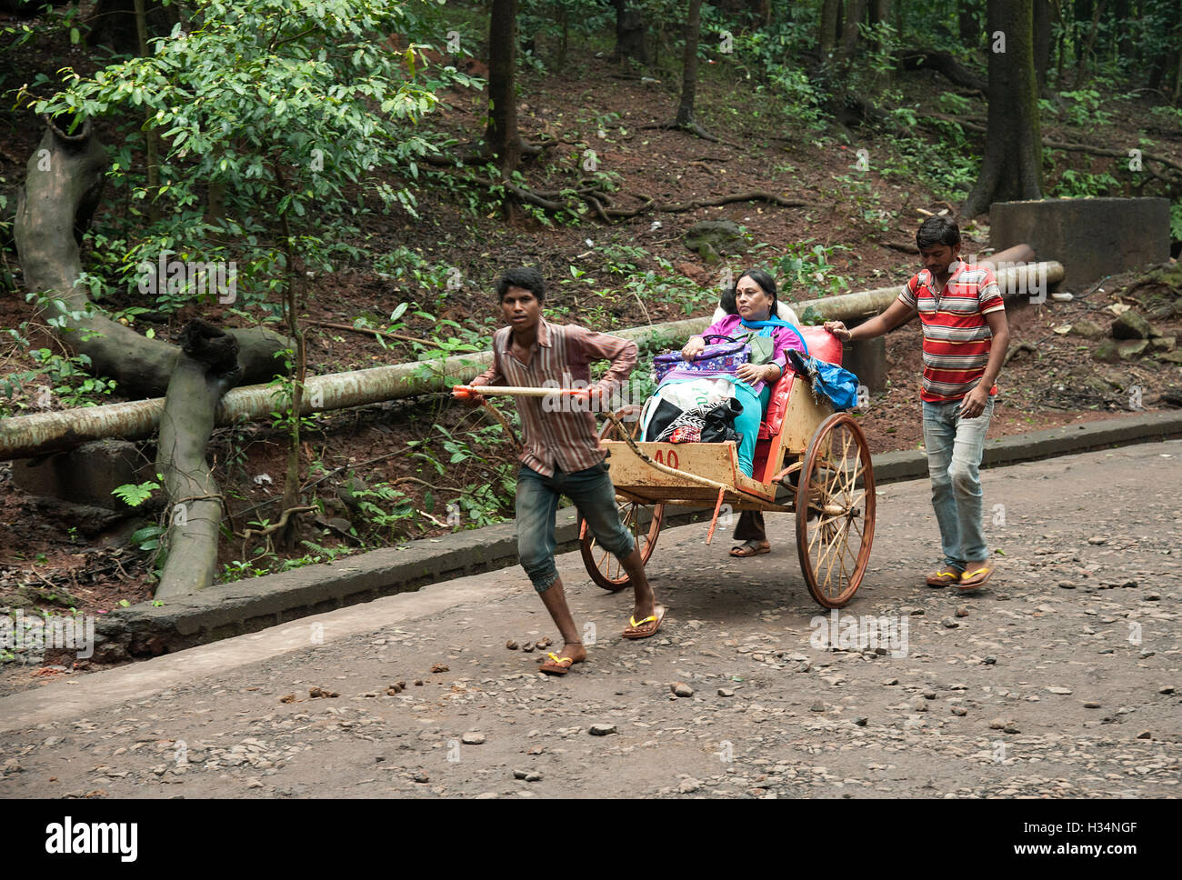 Hand cart india hi-res stock photography and images - Alamy