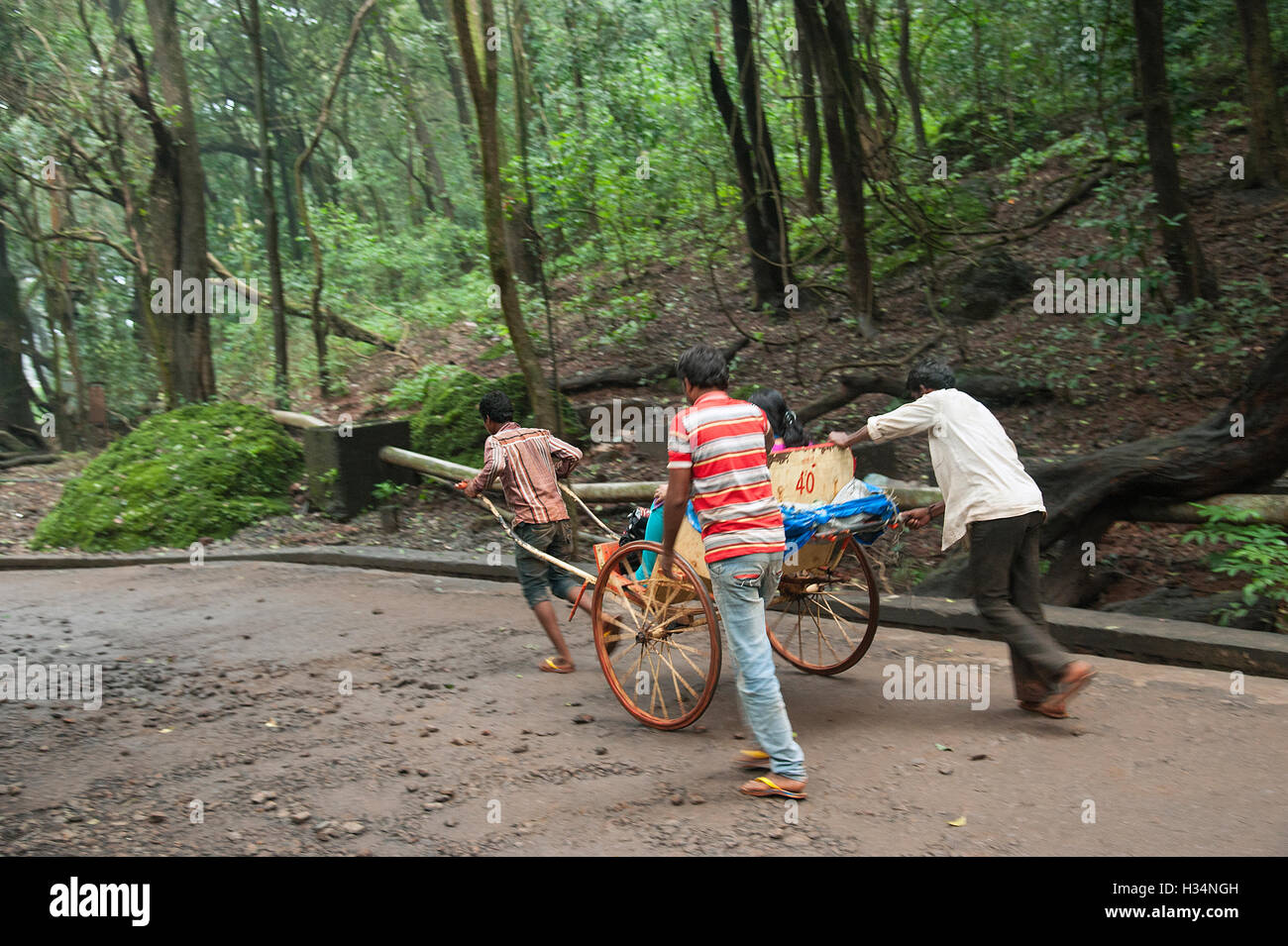Hand cart india hi-res stock photography and images - Alamy