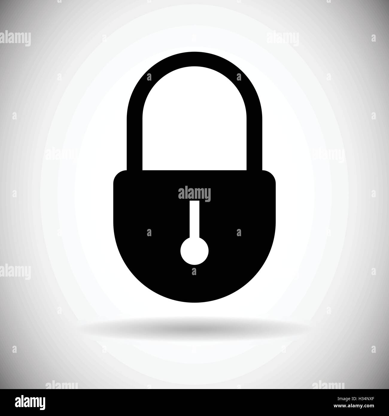 Closed Lock Security Access Web Icon Set Stock Vector Image & Art - Alamy