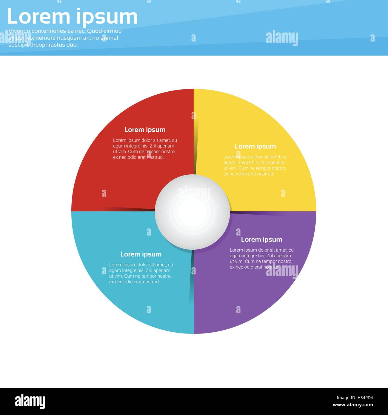 Finance Pie Diagram Circle Infographic with Financial Business Graph ...