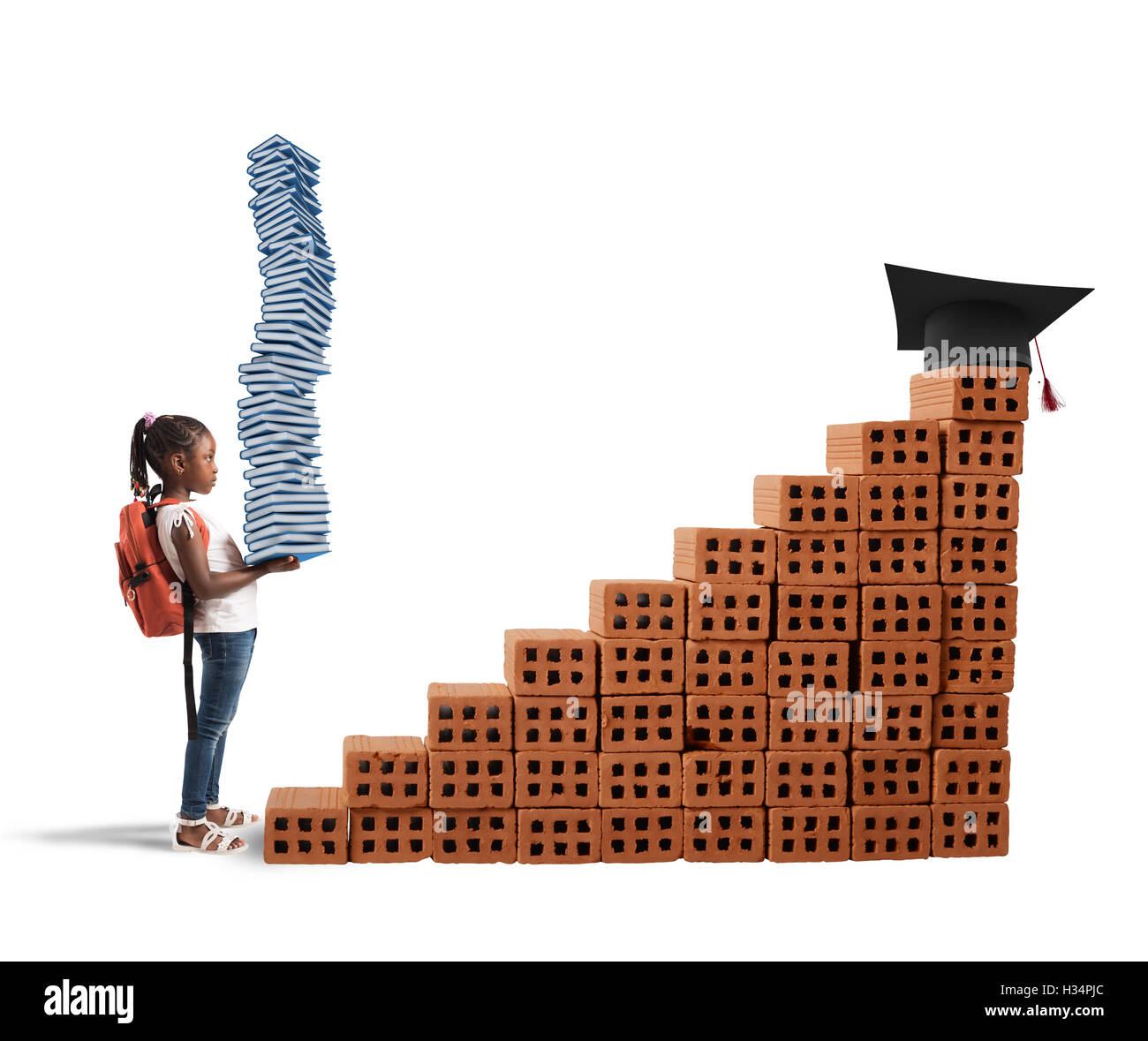 Child studying Cut Out Stock Images & Pictures - Alamy