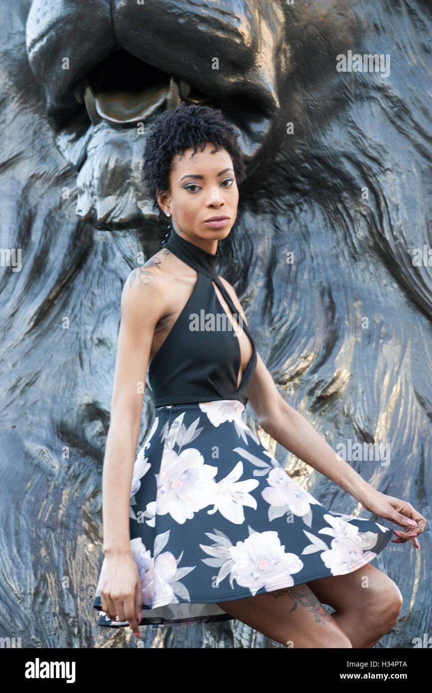 young West Indian Afro Caribbean model Stock Photo - Alamy