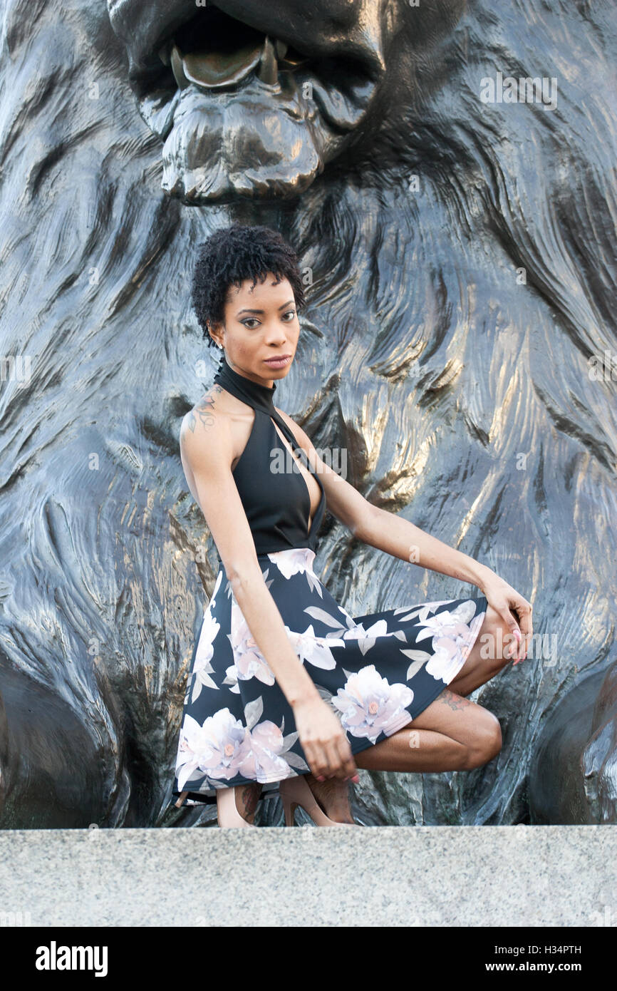 young West Indian Afro Caribbean model Stock Photo - Alamy