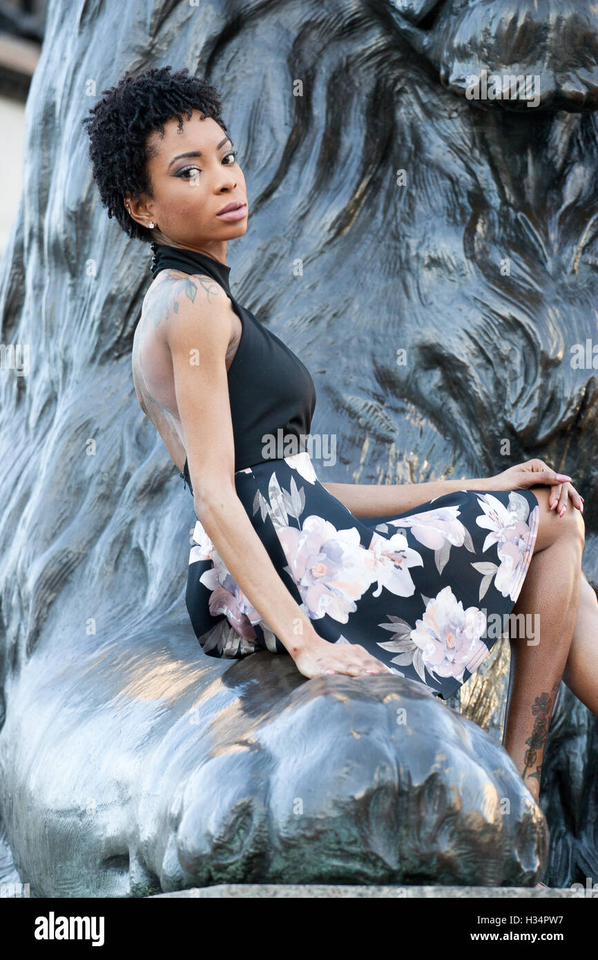 young West Indian Afro Caribbean model Stock Photo - Alamy