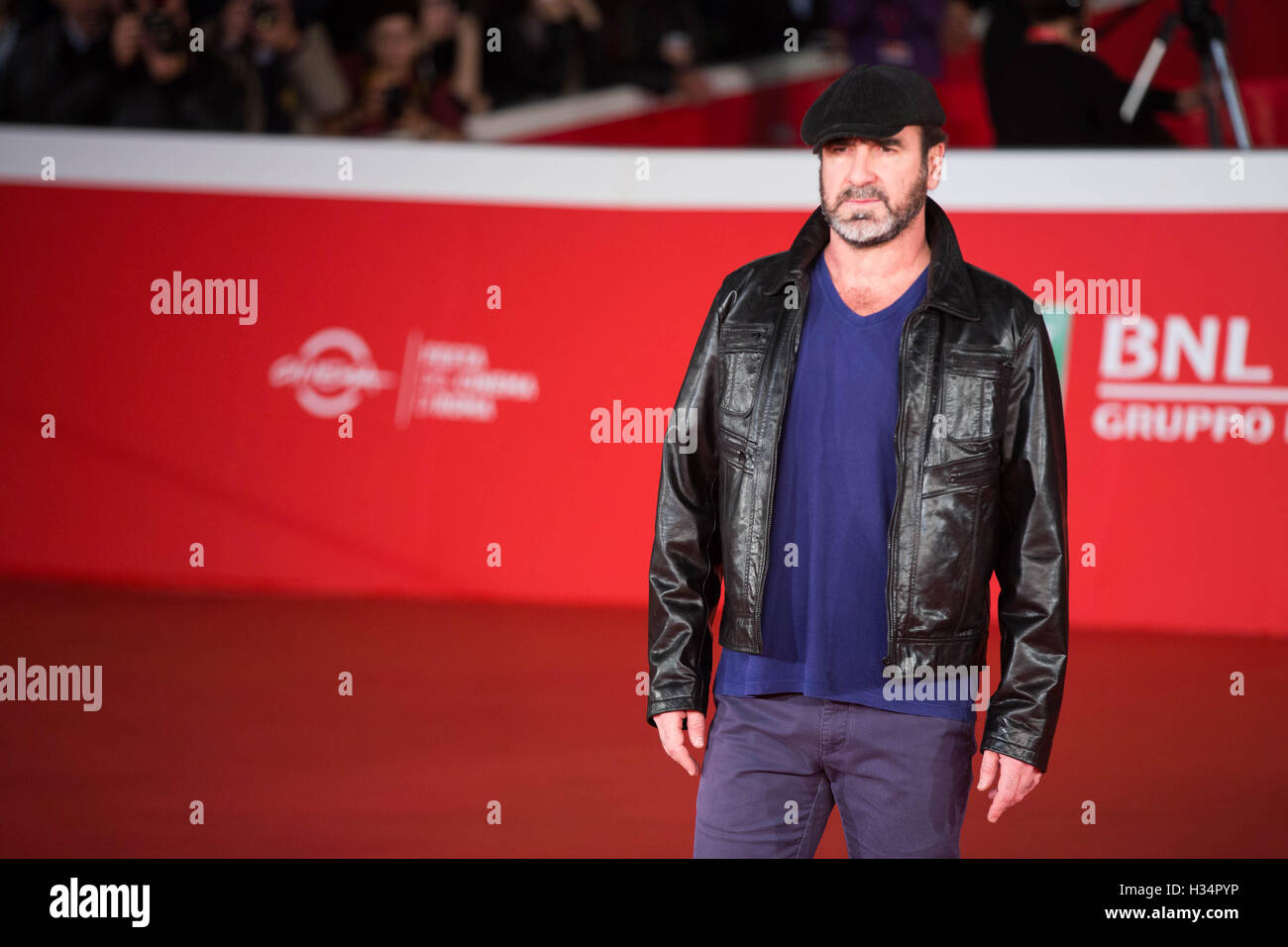 Eric Cantona on Red Carpet of Rome Film Festival 2015 Stock Photo - Alamy