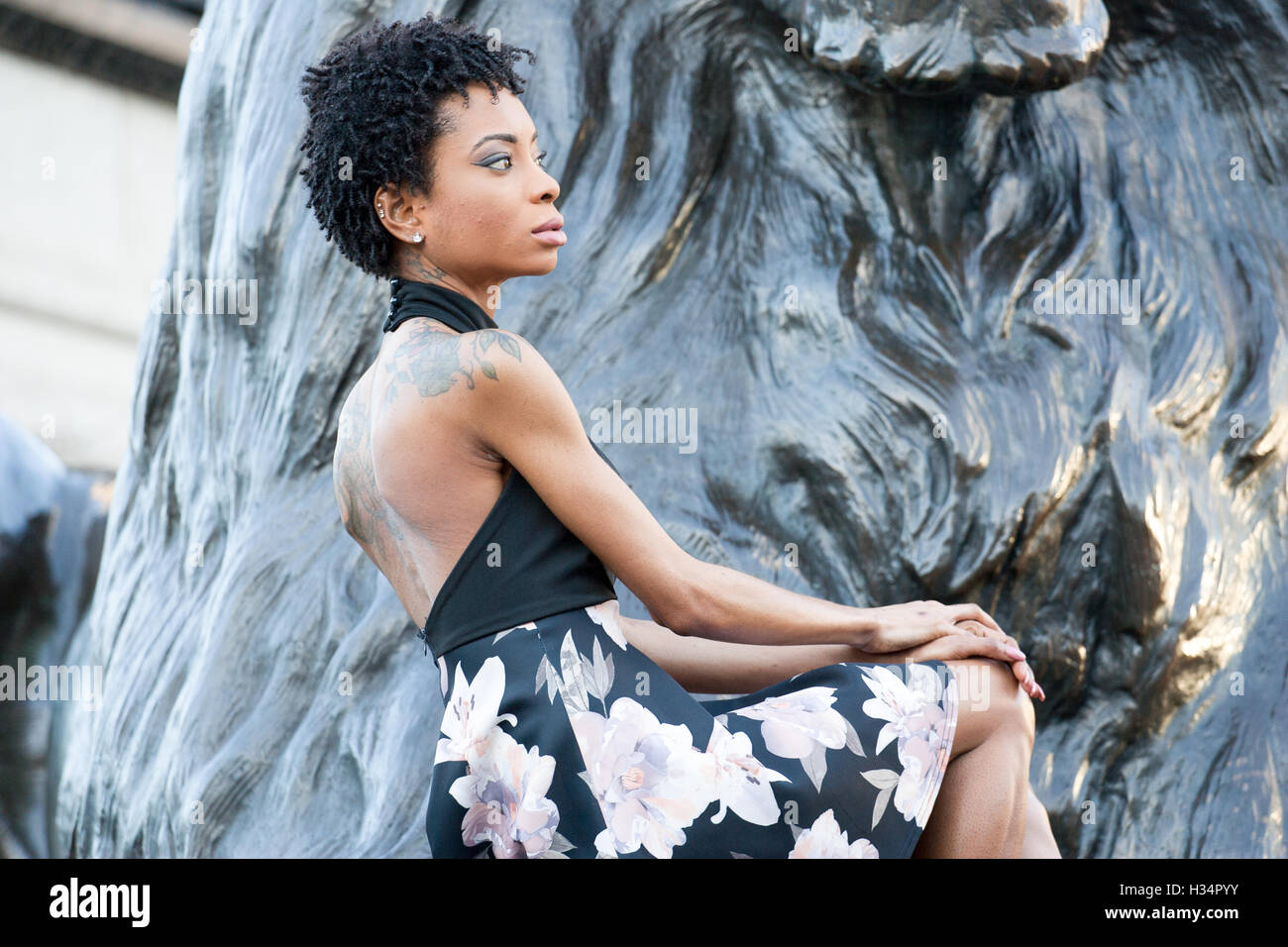 young West Indian Afro Caribbean model Stock Photo - Alamy