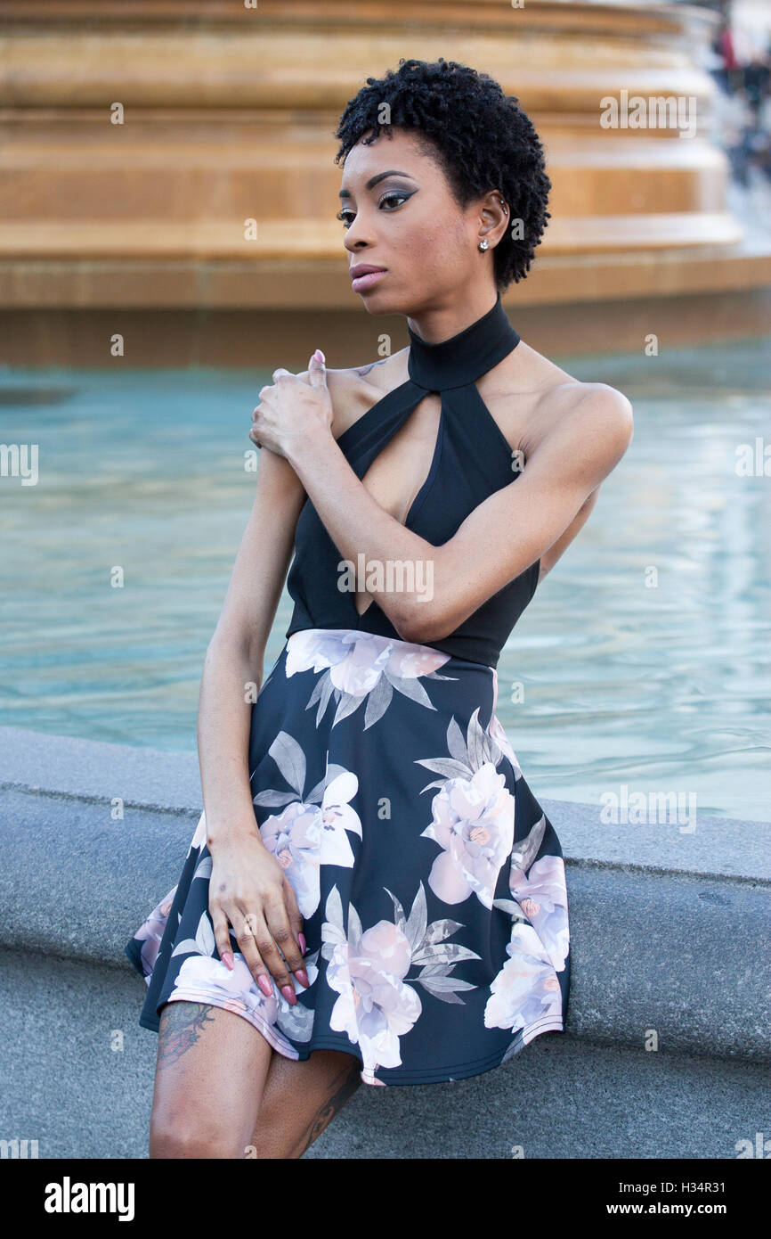 young West Indian Afro Caribbean model Stock Photo - Alamy