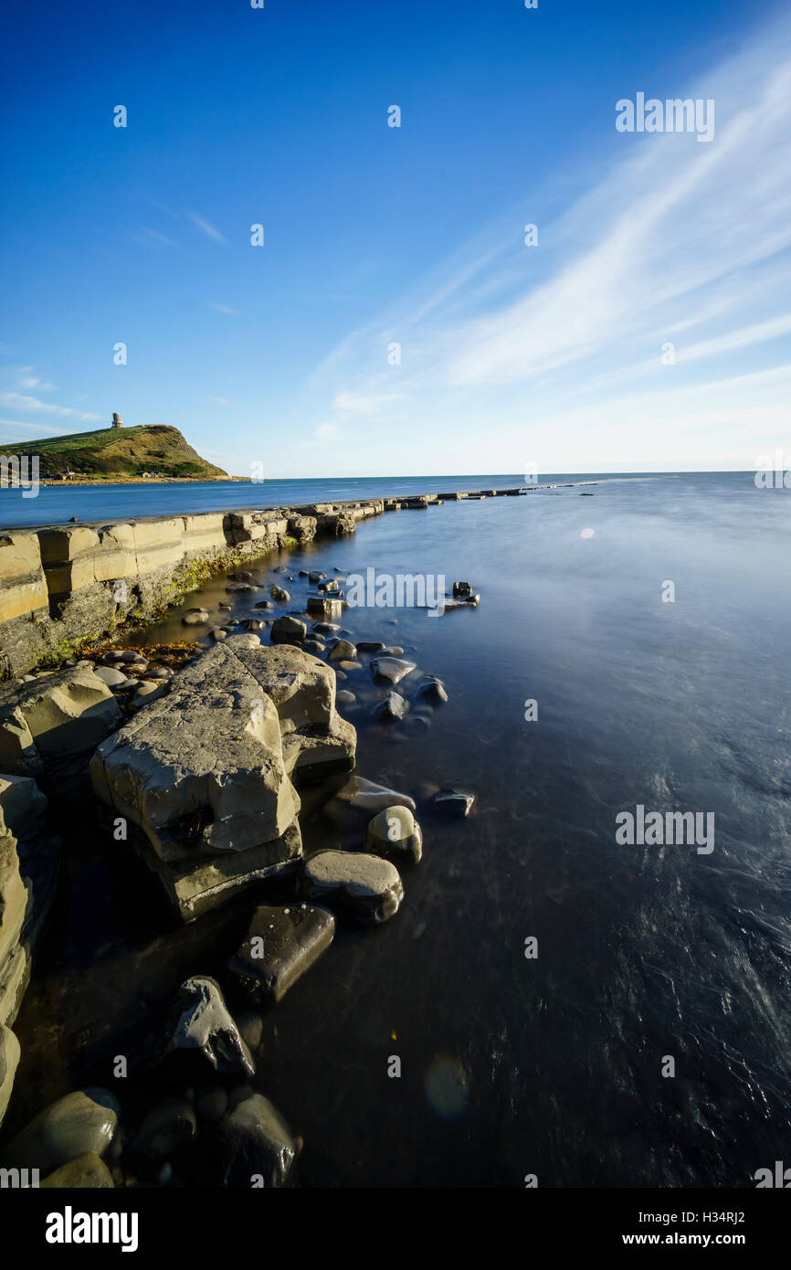 Natural Rock Pier Stock Photo - Alamy