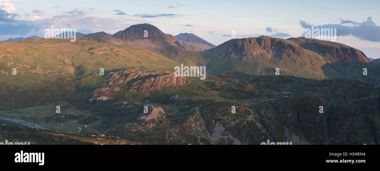 Brandreth, Great Gable and Kirk fell from Fleetwith Pike, English Lake ...