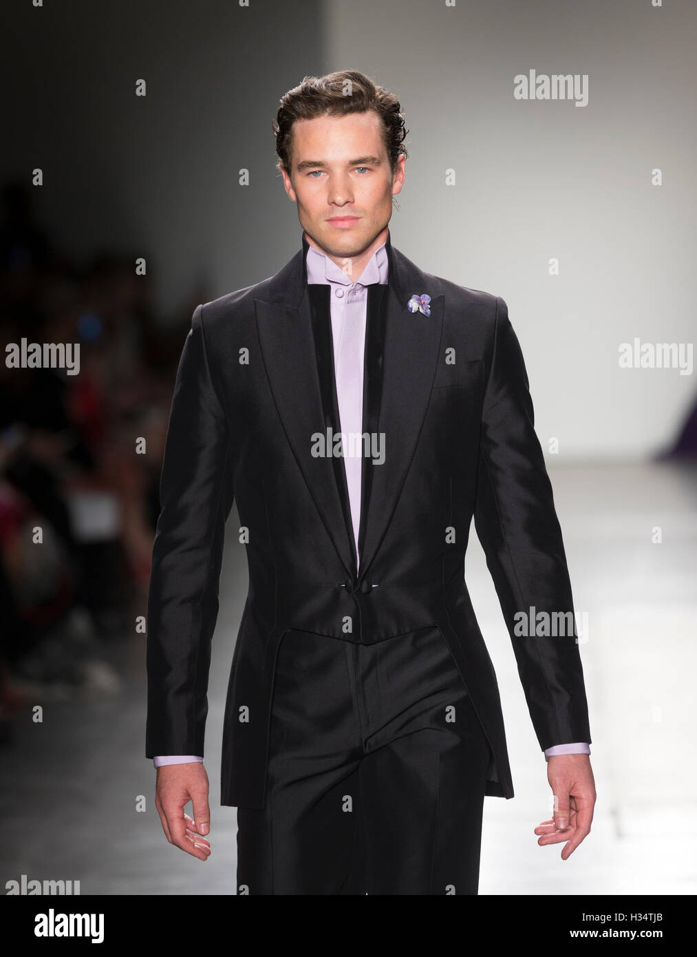 New York, NY USA - September 13, 2016: Dancer Cory Stearns walks runway ...