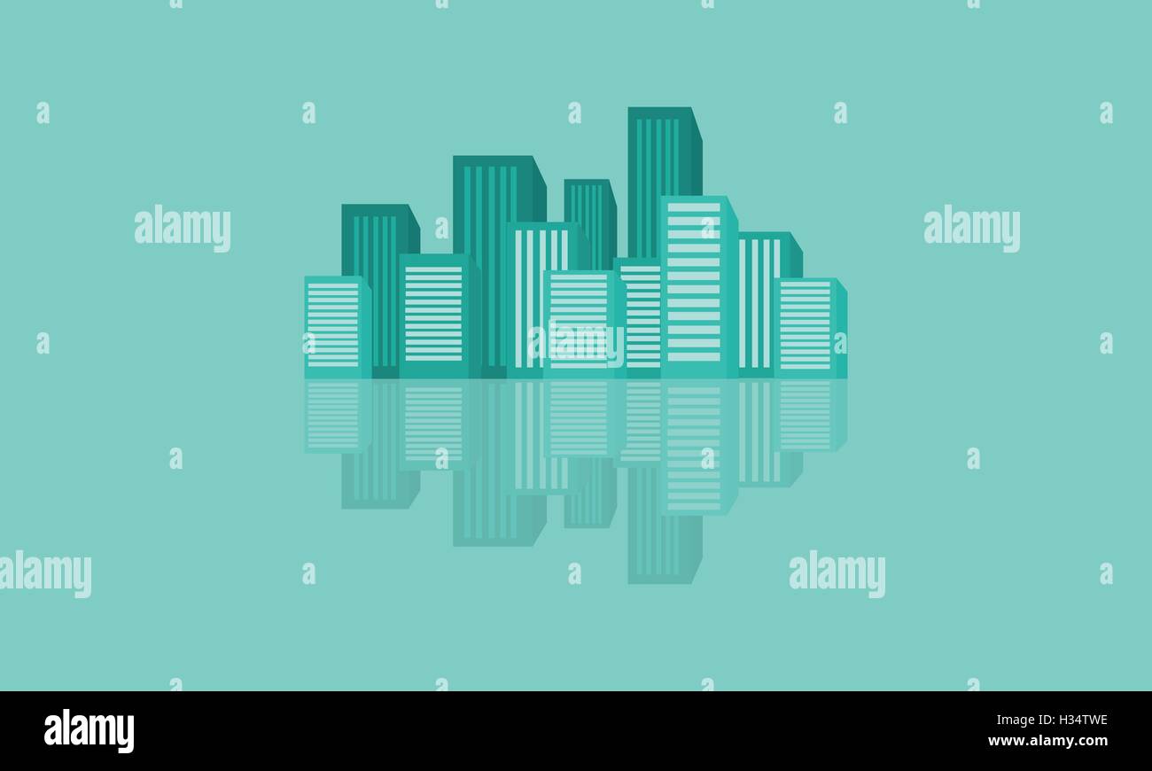 Design cartoon building vector flat Stock Vector Image & Art - Alamy