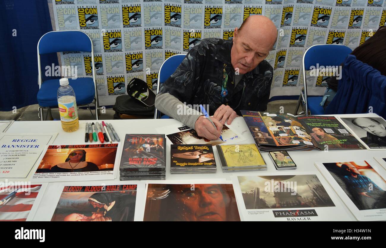 Reggie Bannister, Phantasm, Actor, signing autographs at 2015 San Diego ...