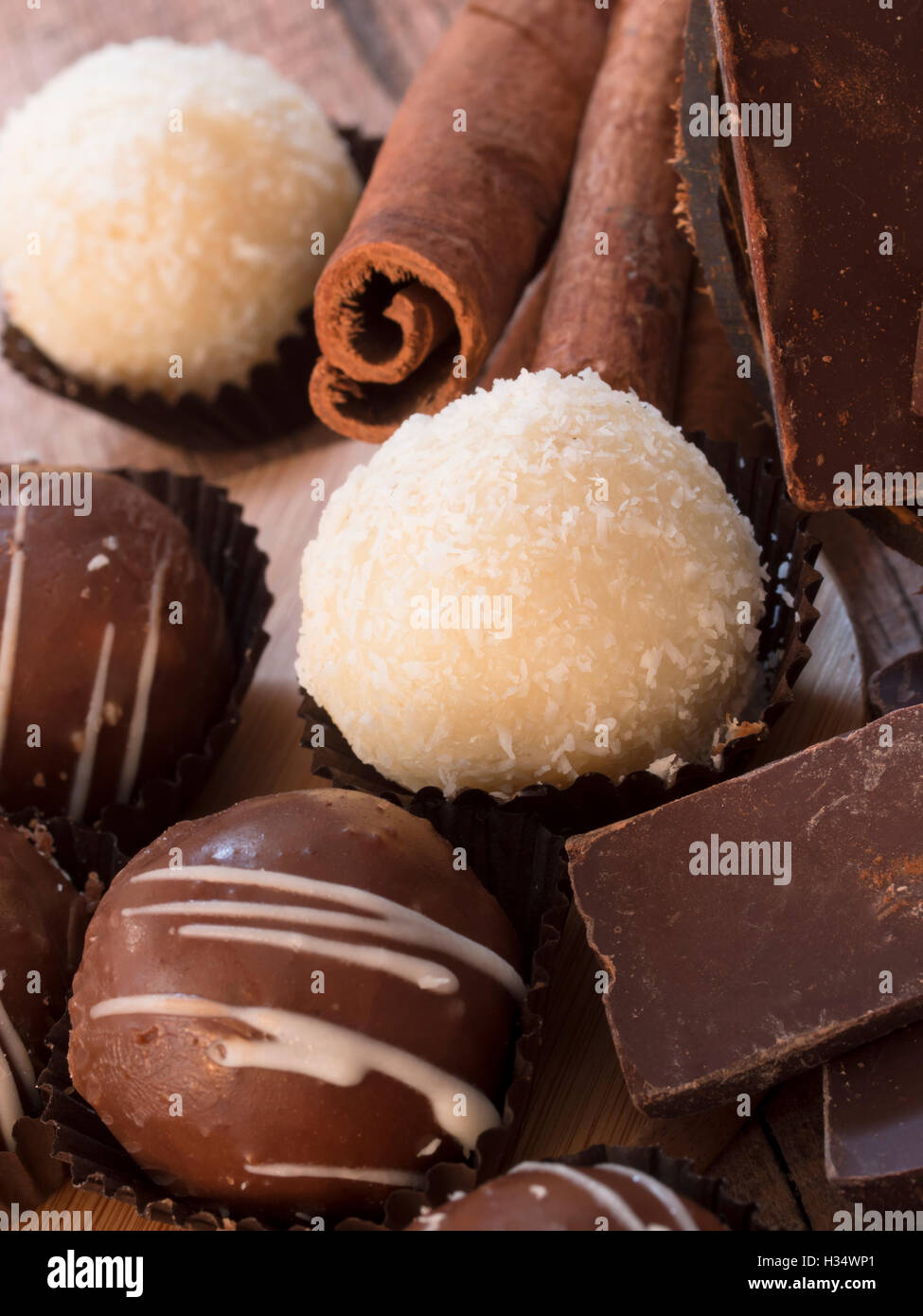 Butter cookie and almond nut chocolate hi-res stock photography and ...