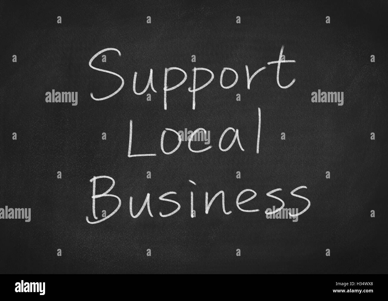 Support Local Business Stock Photo - Alamy