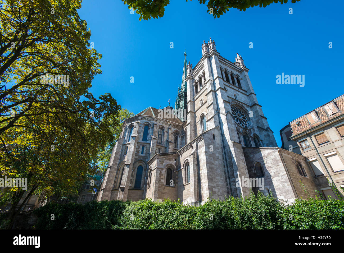 St pierre cathedral geneva hi-res stock photography and images - Alamy