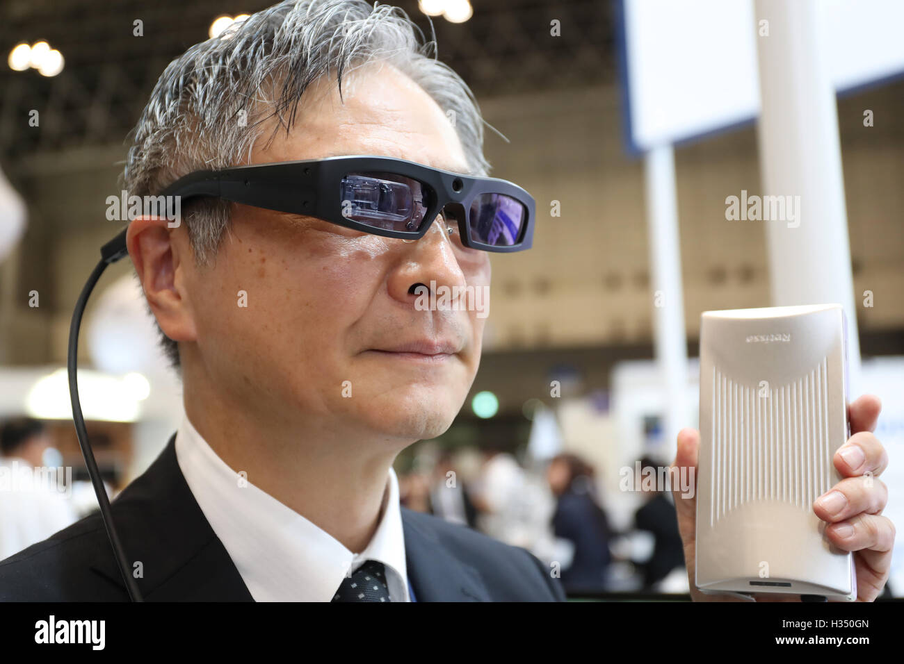 Chiba, Japan - Japanese venture QD Laser president Mitsuru Sugawara ...