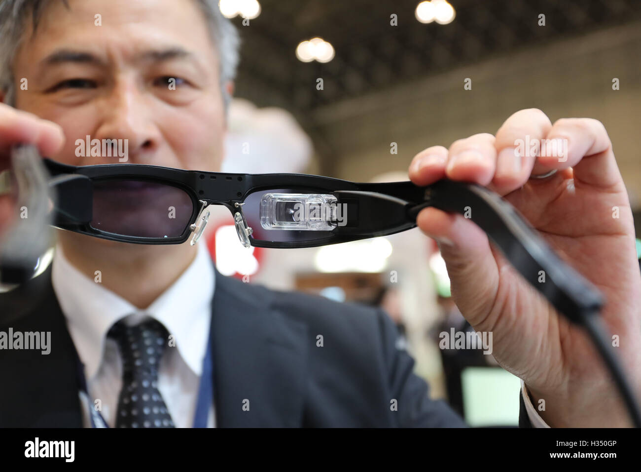 Chiba, Japan - Japanese venture QD Laser president Mitsuru Sugawara ...