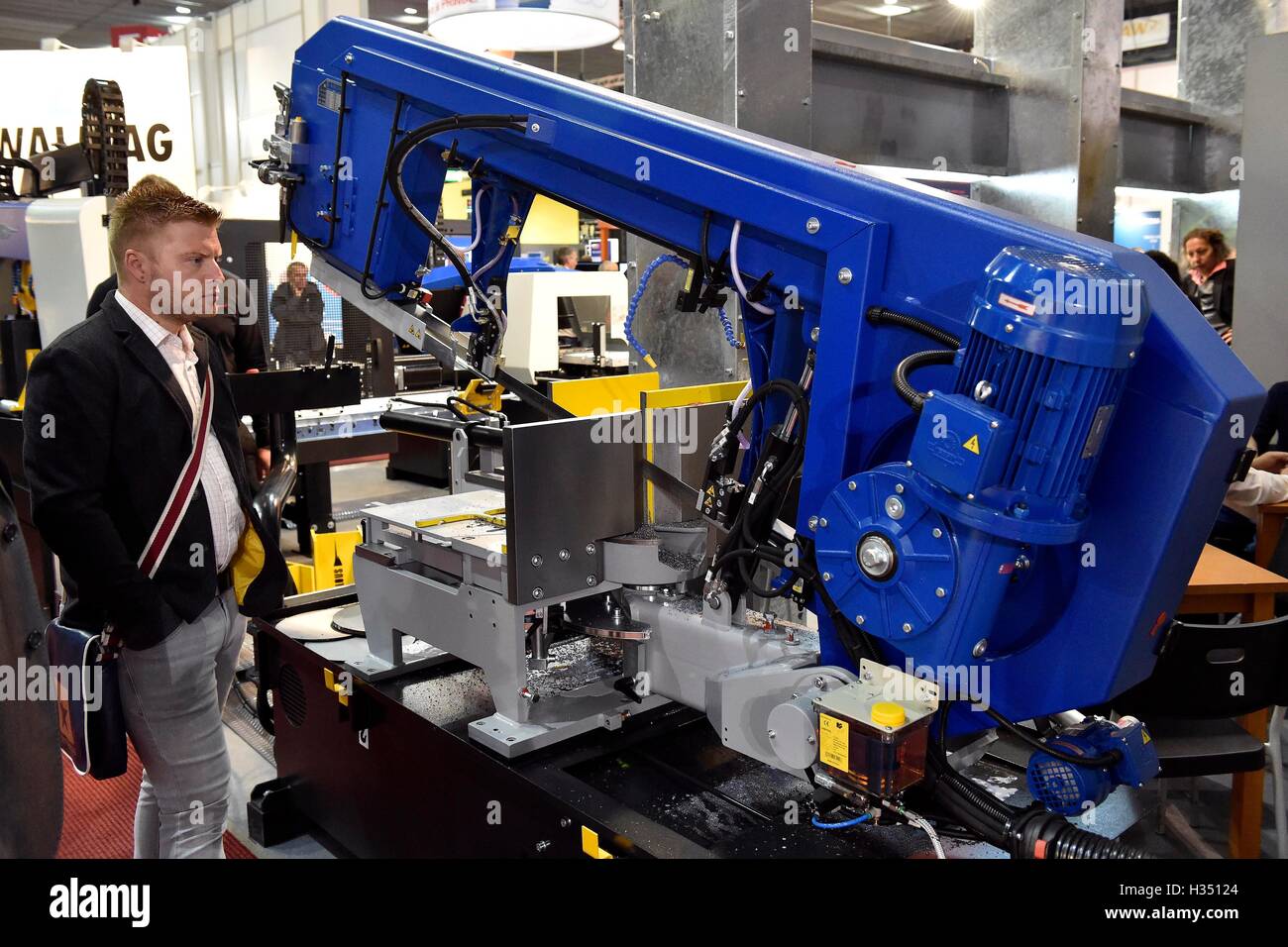 Brno, Czech Republic. 04th Oct, 2016. International engineering fair MSV continues in Brno ...