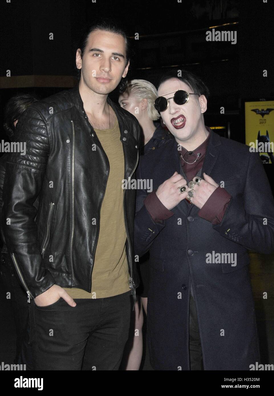Los Angeles, CA, USA. 3rd Oct, 2016. Nick Simmons, Marilyn Manson at ...