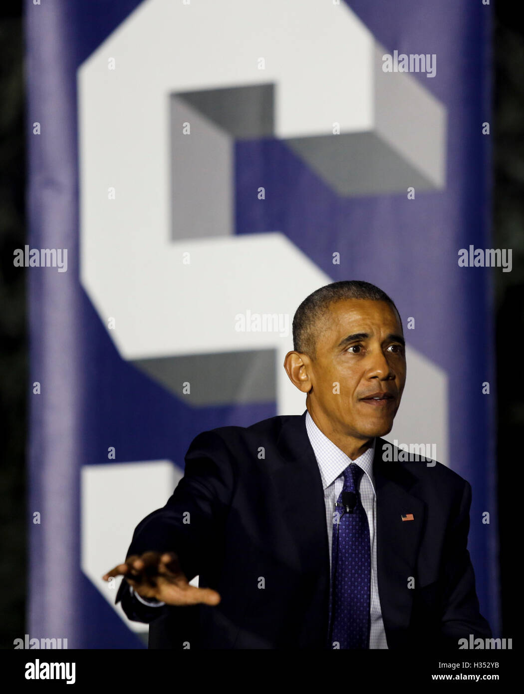 Washington DC, USA. 3rd October, 2016. United States President Barack ...