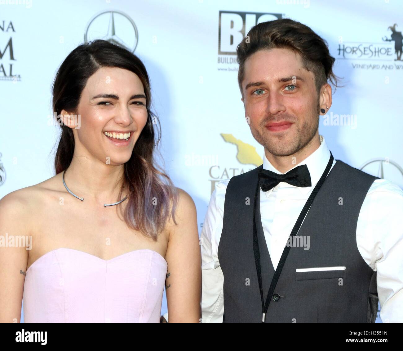 Avalon, CA. 1st Oct, 2016. Ella Lentini, R.W. Reinhardt in attendance ...