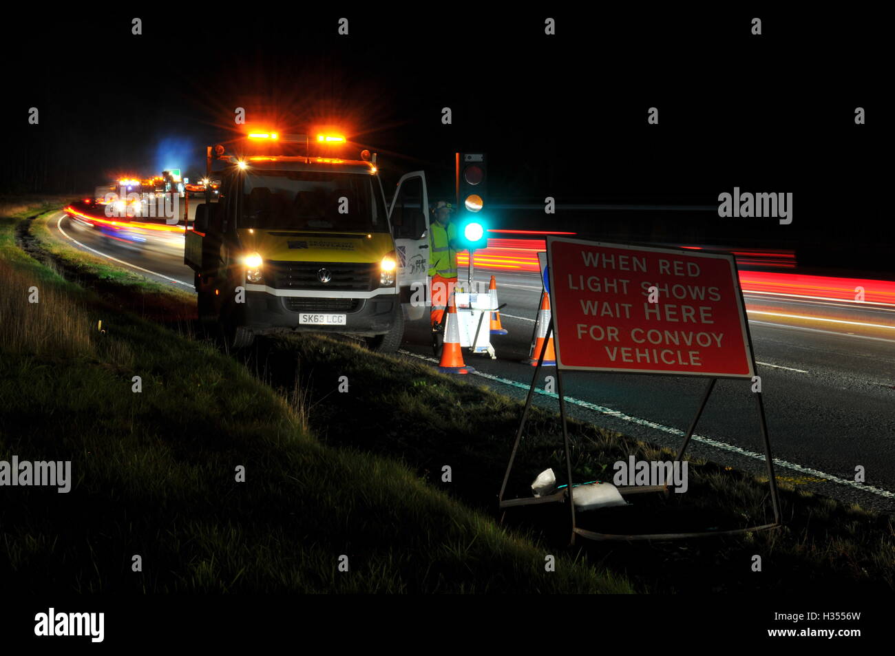 Roadworks scotland a9 hi-res stock photography and images - Alamy