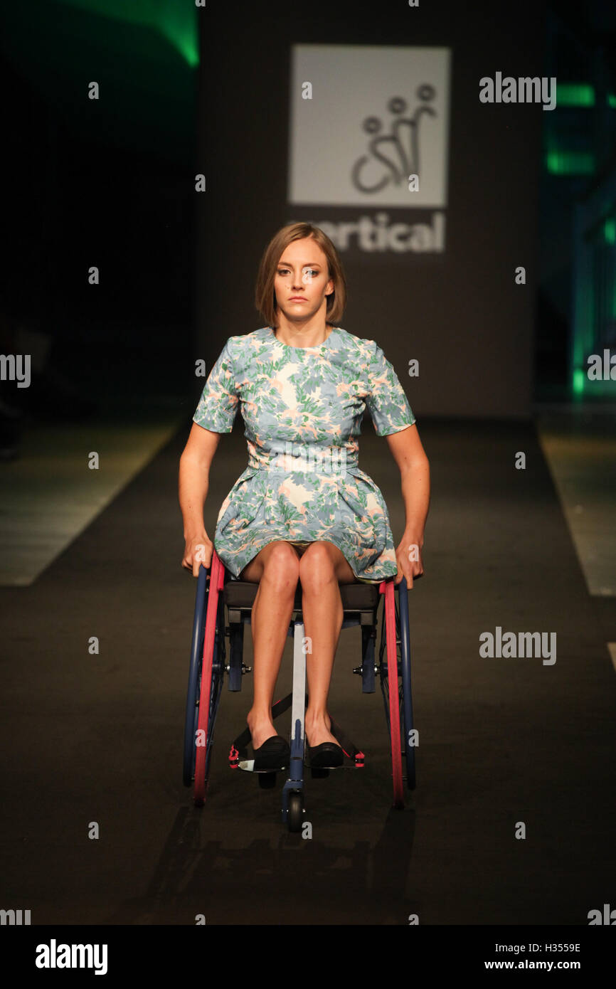 Milan, Italy. 3rd October, 2016. Models and disabled models in ...