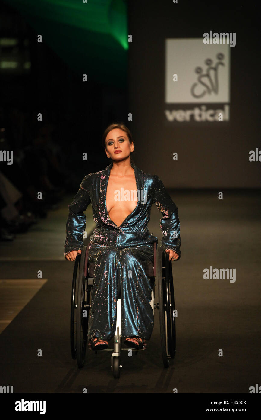 Milan, Italy. 3rd October, 2016. Models and disabled models in ...