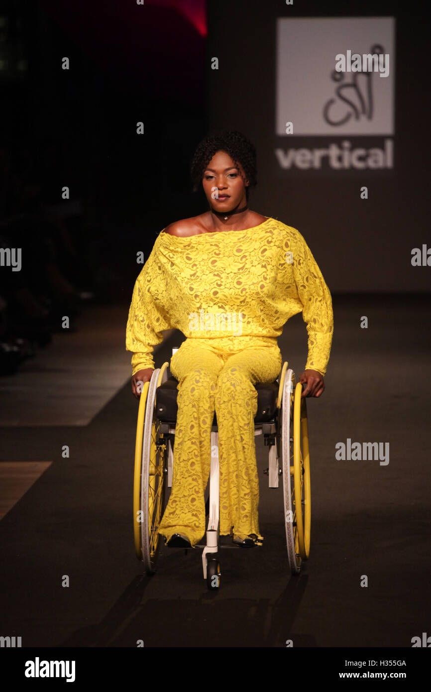 Milan, Italy. 3rd October, 2016. Models and disabled models in ...