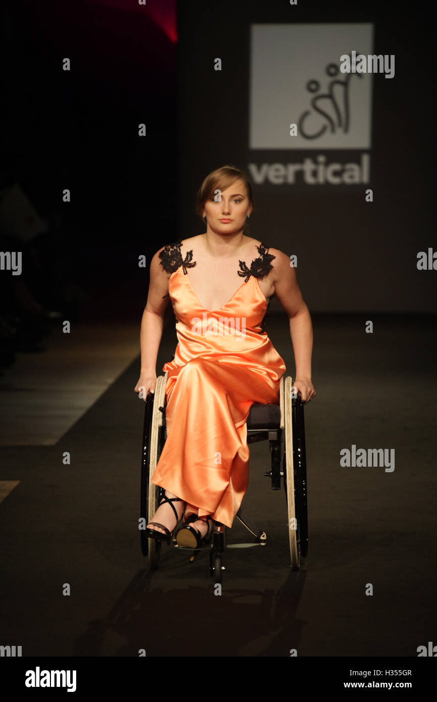 Milan, Italy. 3rd October, 2016. Models and disabled models in ...