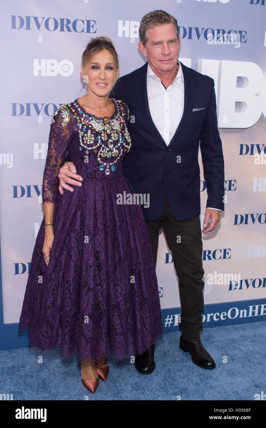 New York, NY, USA. 4th Oct, 2016. Sarah Jessica Parker, Thomas Haden ...