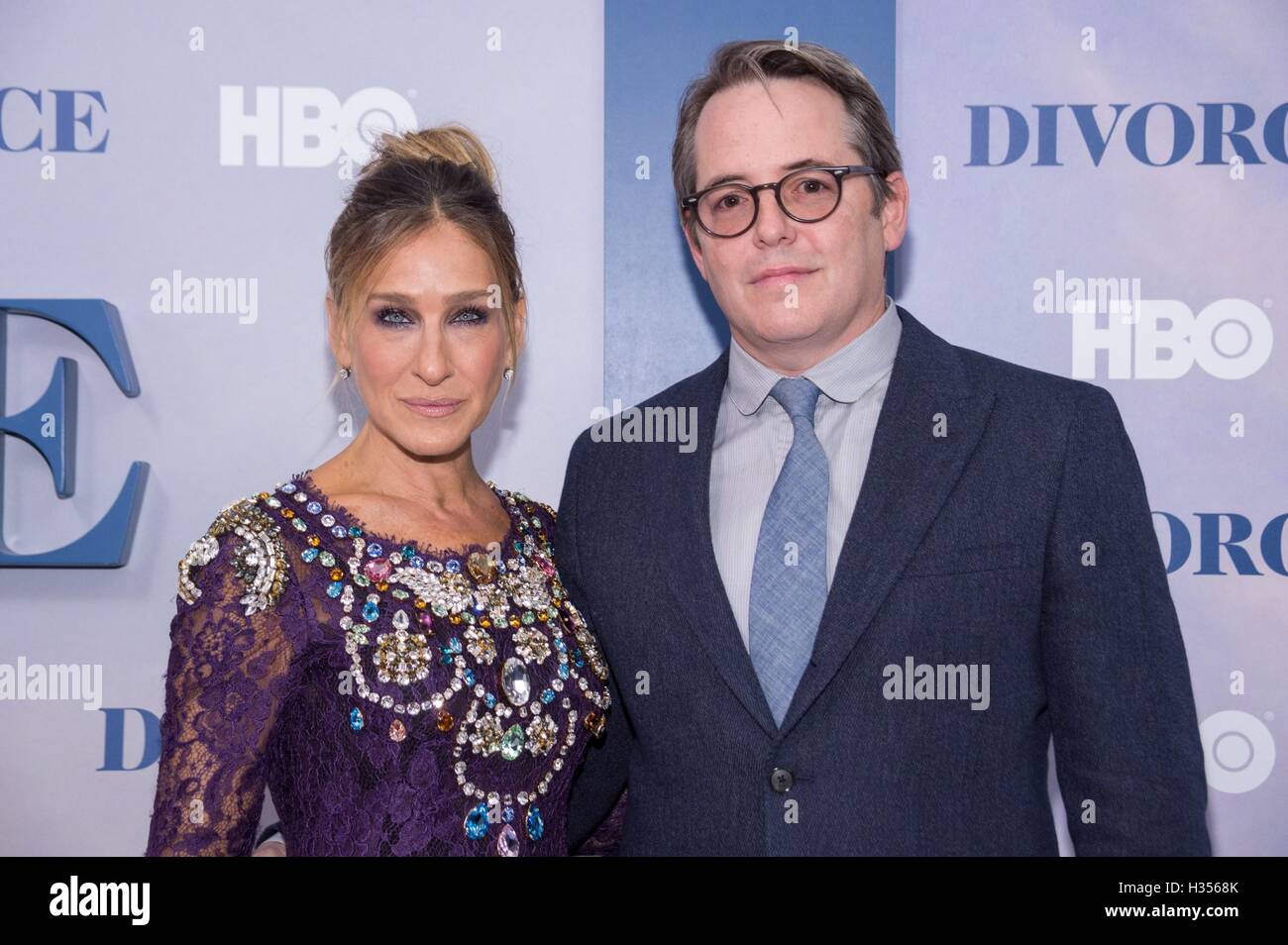 New York, NY, USA. 4th Oct, 2016. Sarah Jessica Parker, Mathew ...