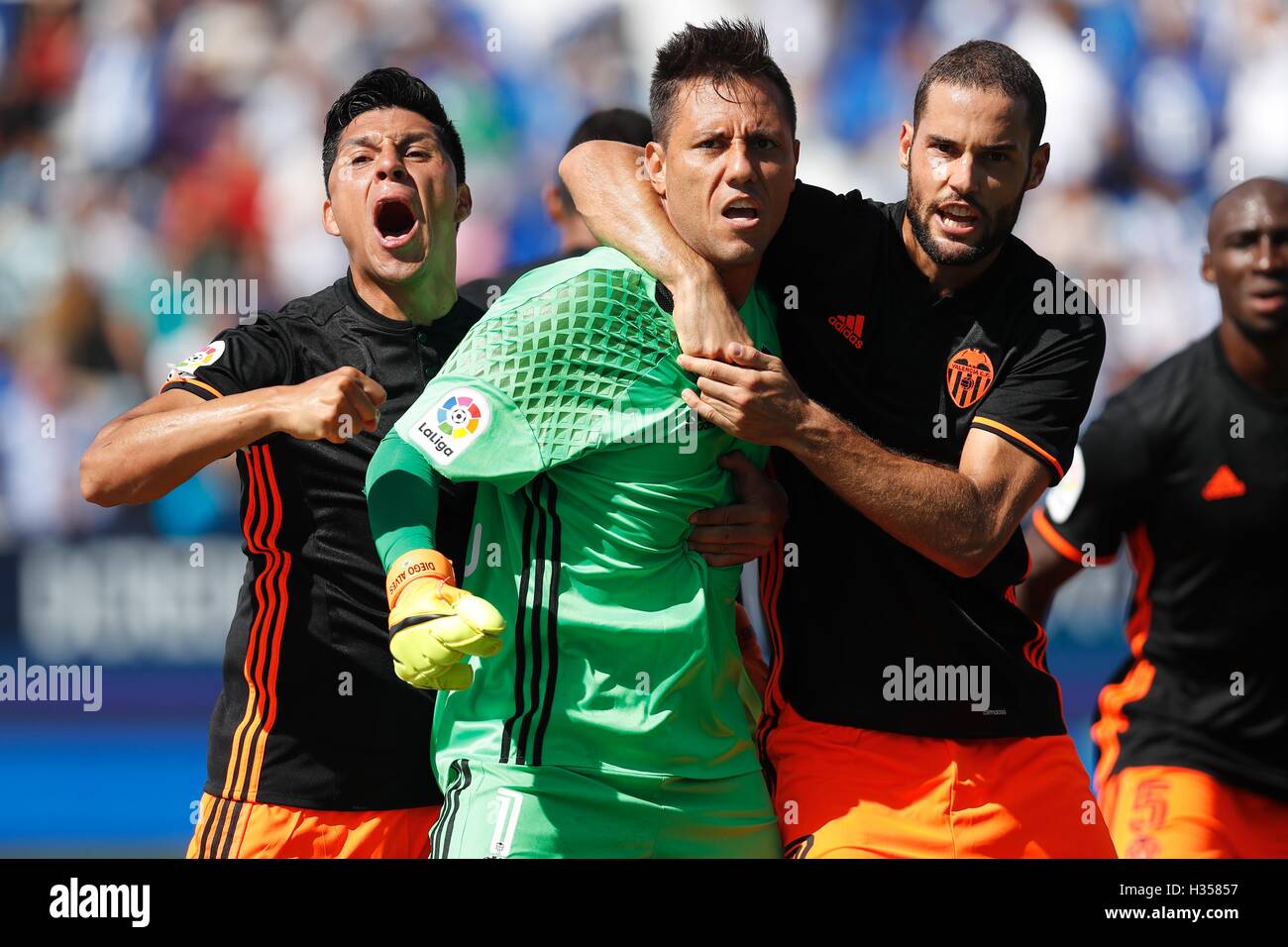 Valencia team group (Valencia), SEPTEMBAR 25, 2016 - Football/Soccer ...