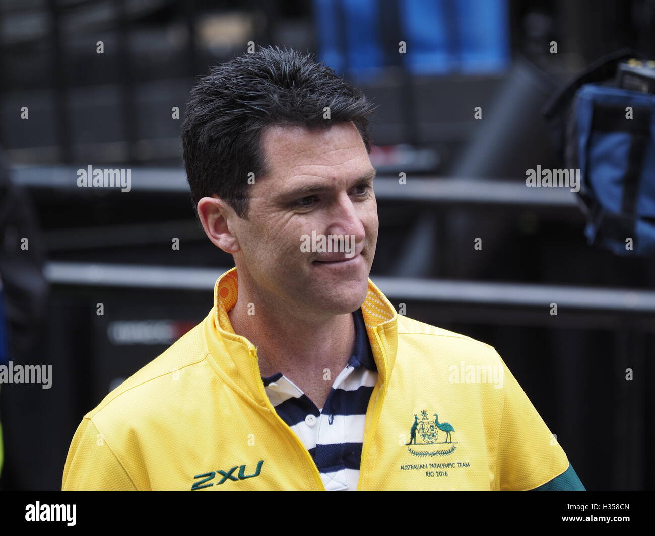 Australian paralympic team welcome home hi-res stock photography and ...