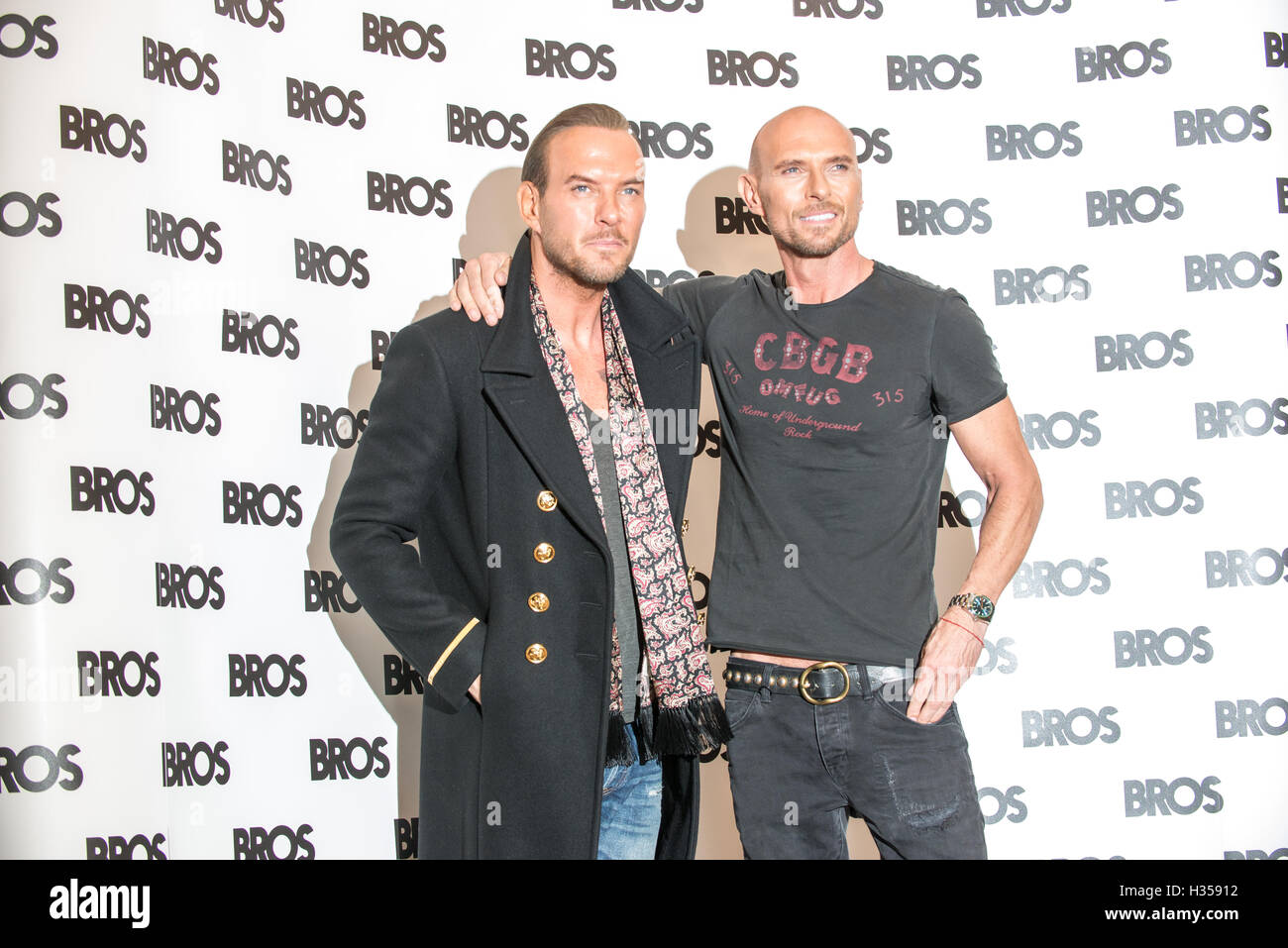 London UK, 5th October 2016. Bros reunion press conference at Ham Yard ...