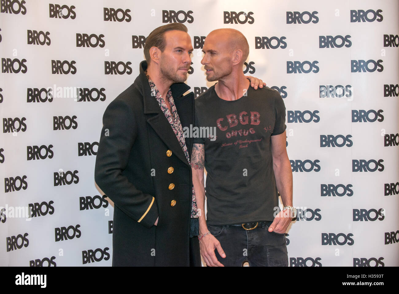 London UK, 5th October 2016. Bros reunion press conference at Ham Yard ...