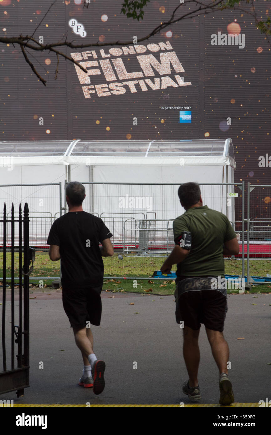 London , UK. 5th October 2016. A giant 780 seater pop up cinema is ...