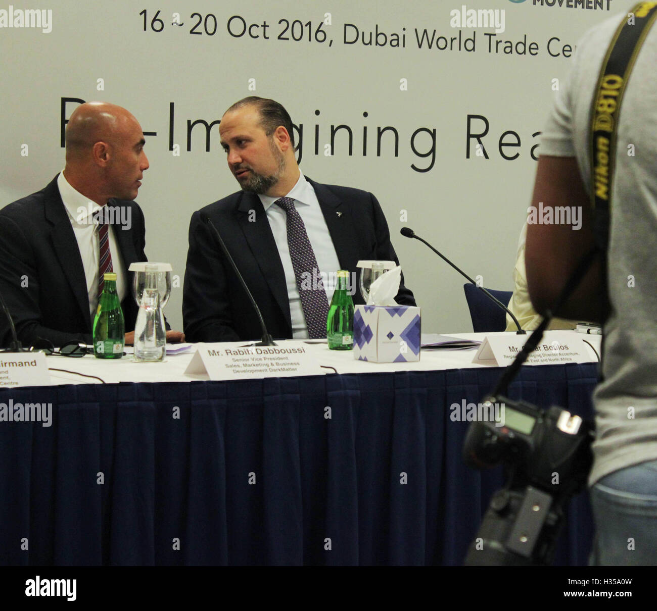 Dubai World Trade Centre, Dubai UAE. 5th October 2016. Senior Vice ...