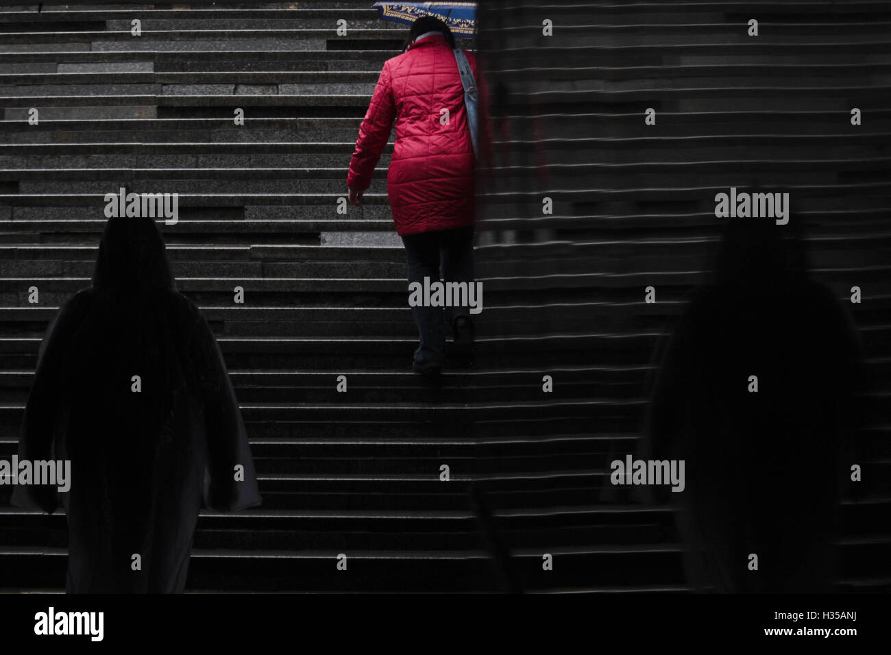 Kiev, Ukraine. 5th Oct, 2016. Rain weather in Kiev © Nazar Furyk/ZUMA ...