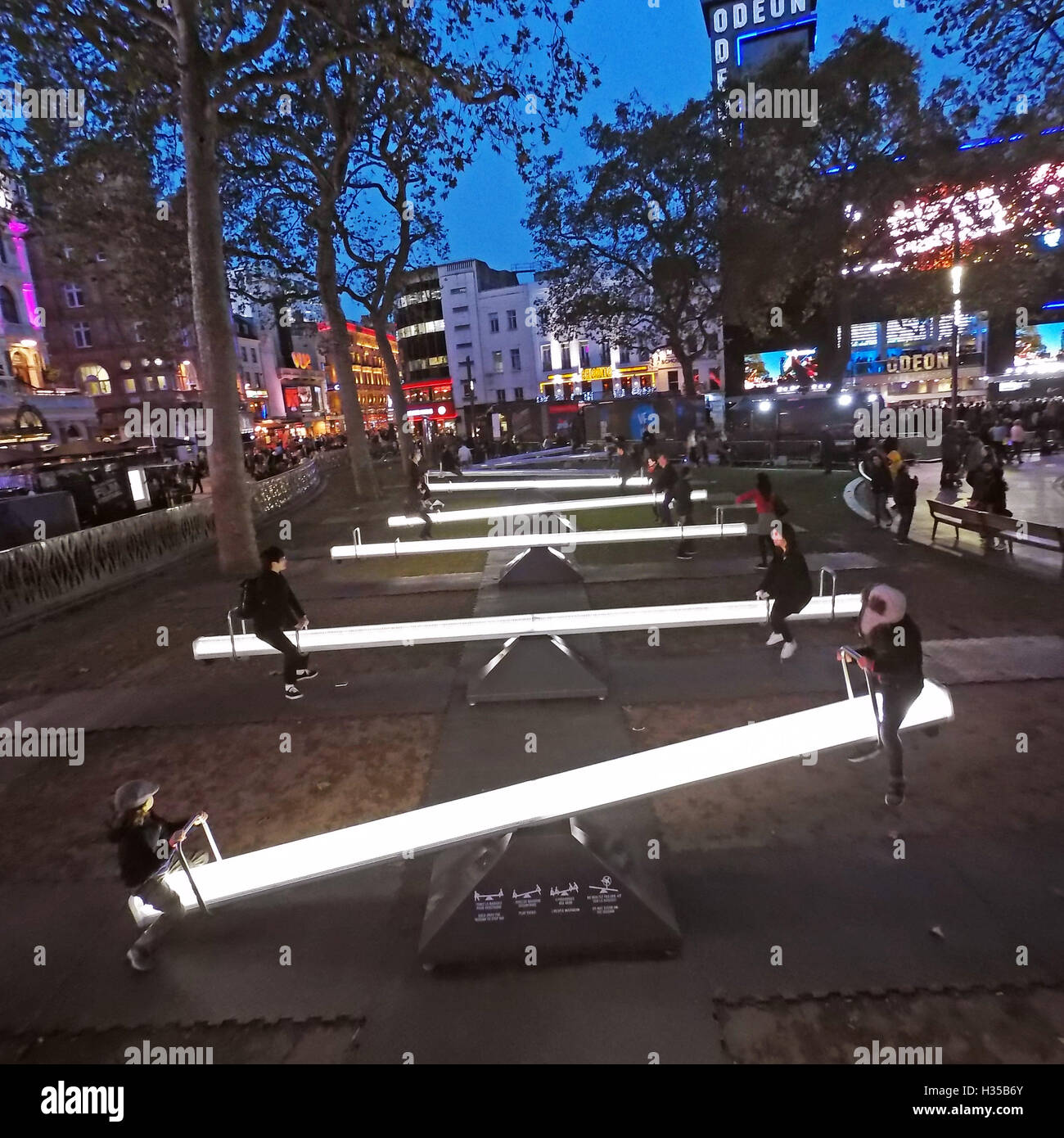 People playing with led lights hi-res stock photography and images - Alamy