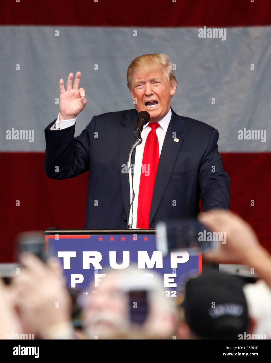 Henderson, NV, USA. 5th Oct, 2016. Donald Trump in attendance for ...