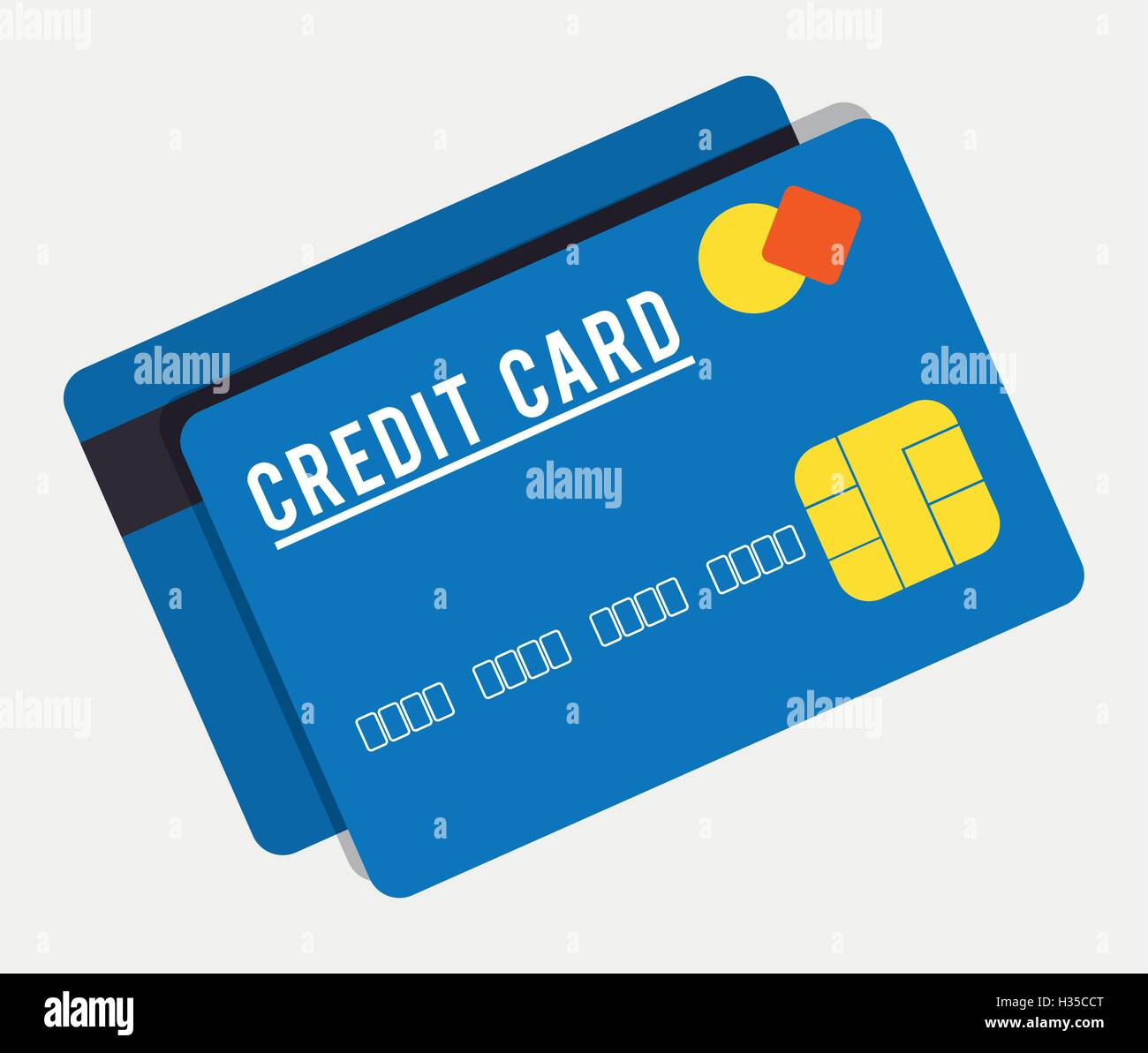 Payment with blue credit card design Stock Vector Image & Art - Alamy