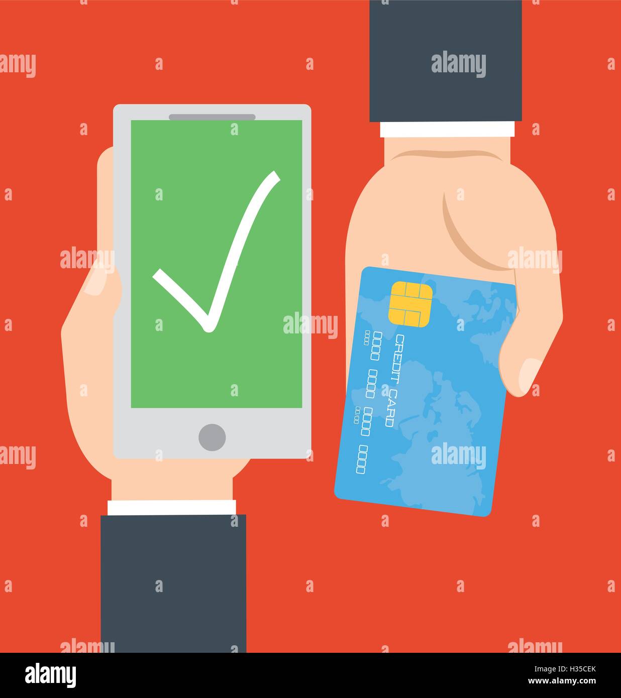 Payment with credit card design Stock Vector Image & Art - Alamy